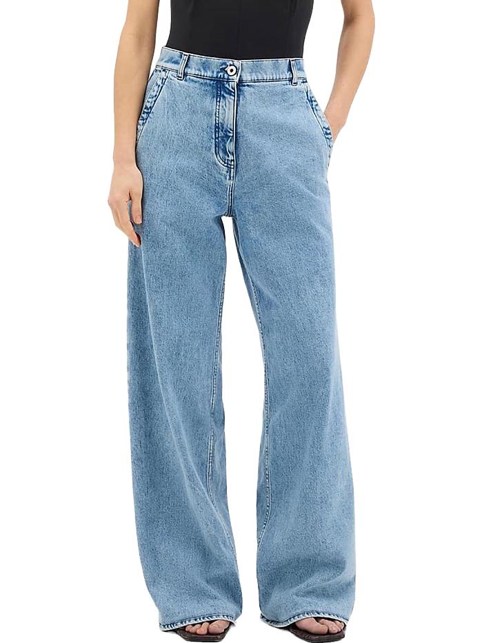 ANOTHER TOMORROW Another Tomorrow Carpenter Wide Leg Denim Jeans